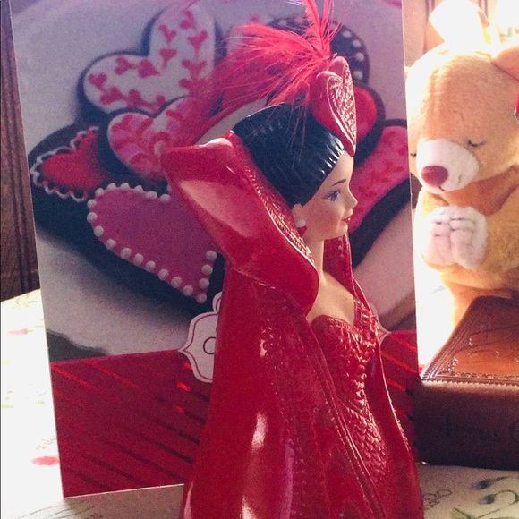 Barbie | Accents | Barbie Queen Of Hearts Bob Mackie Rare Vase | Poshmark